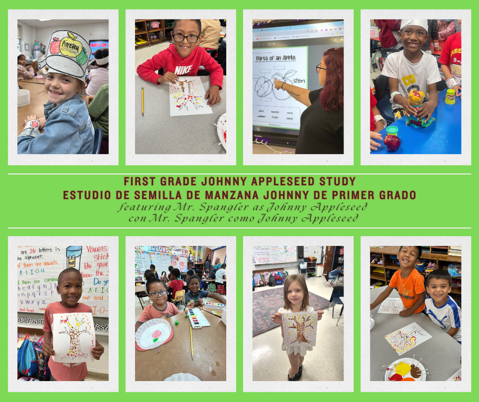 Johnny Appleseed visits First Grade | Forest Elementary School